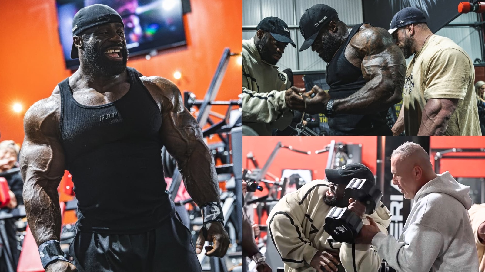 Samson Dauda Attacks Superset Arm Workout W/ Quinton Eriya & Andrea ...