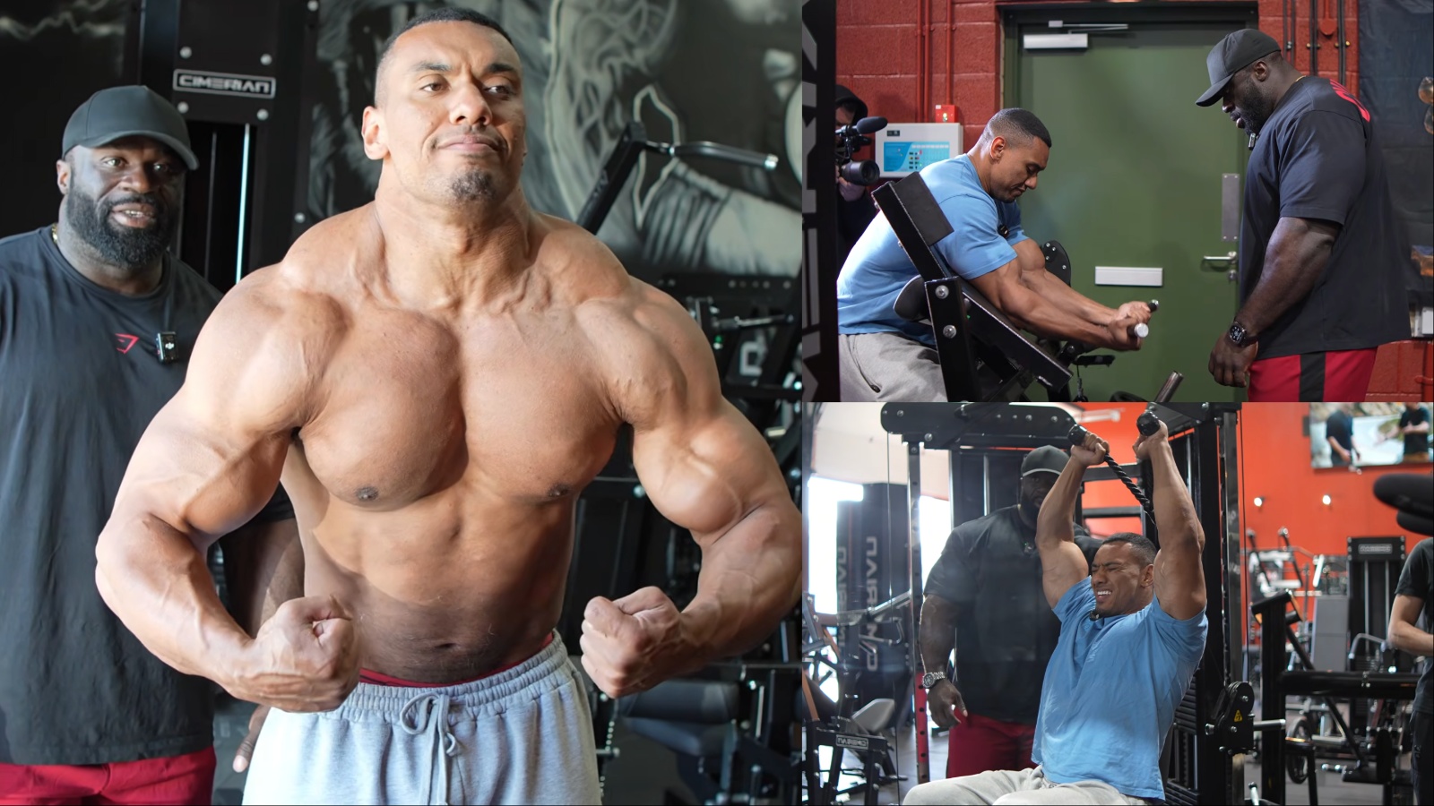 Samson Dauda Smokes Superset Arm Workout With Larry Wheels, Offers Him ...