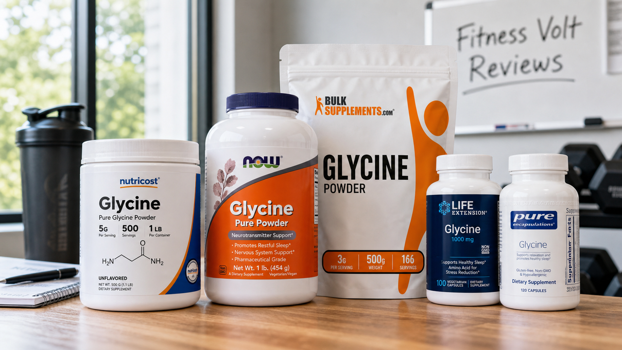 5 Best Glycine Supplements of 2026 for Sleep and Recovery – FitnessVolt